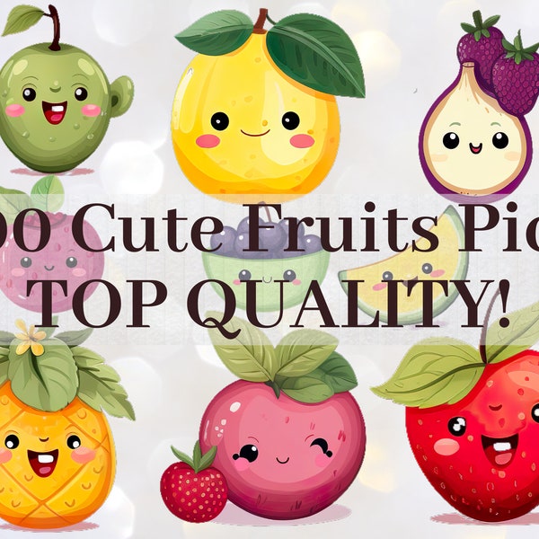 Fruits Clip Art - Etsy