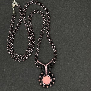 Long Beaded Rope Necklace, Beaded Jewelry, Beaded Necklace, - Etsy