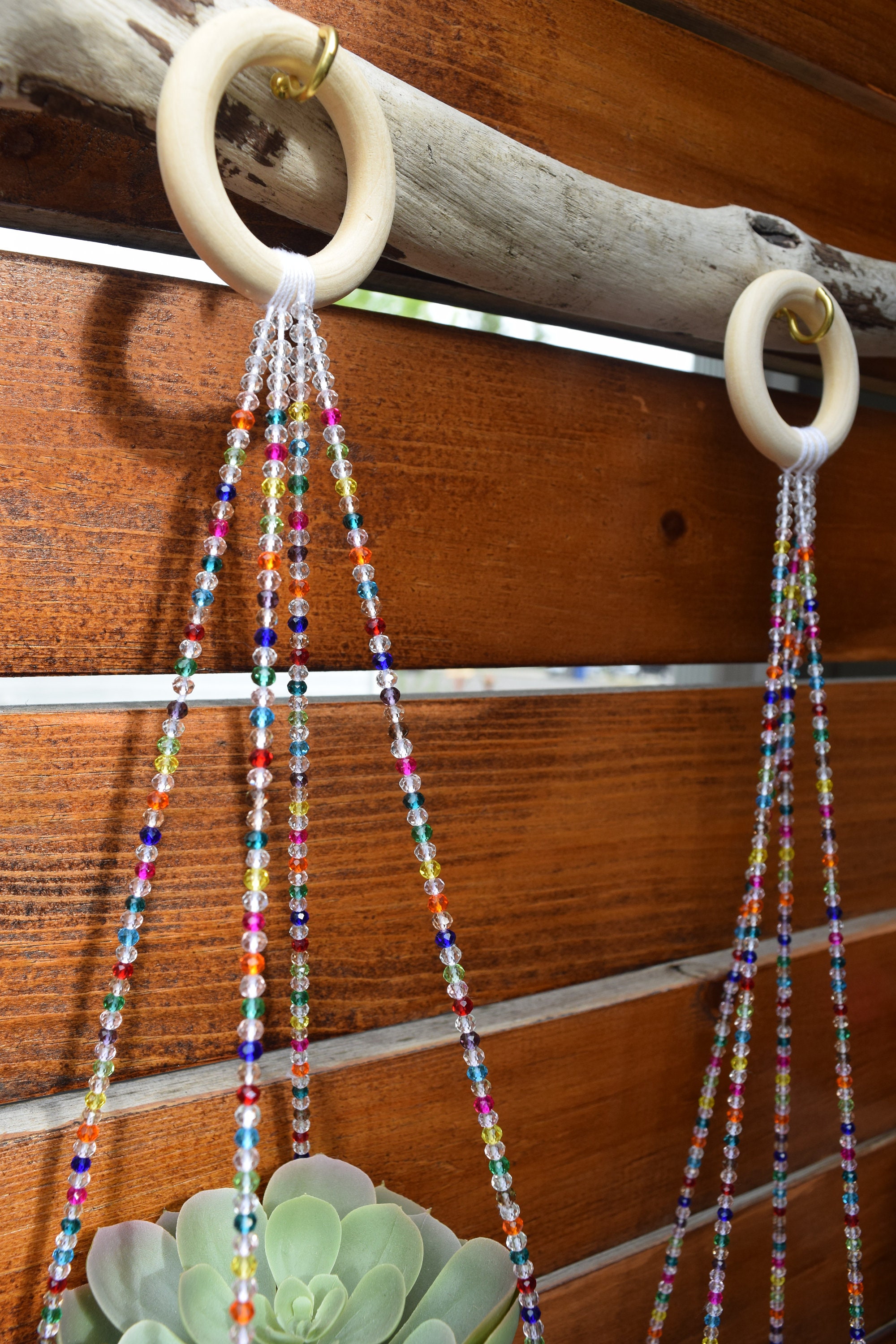 Beaded Crystal Plant Hanger - Etsy