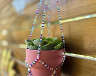 String of Pearls, Beaded Succulent Suncatcher Plant, Forever Succulent, Crystal Decor, Plant ...