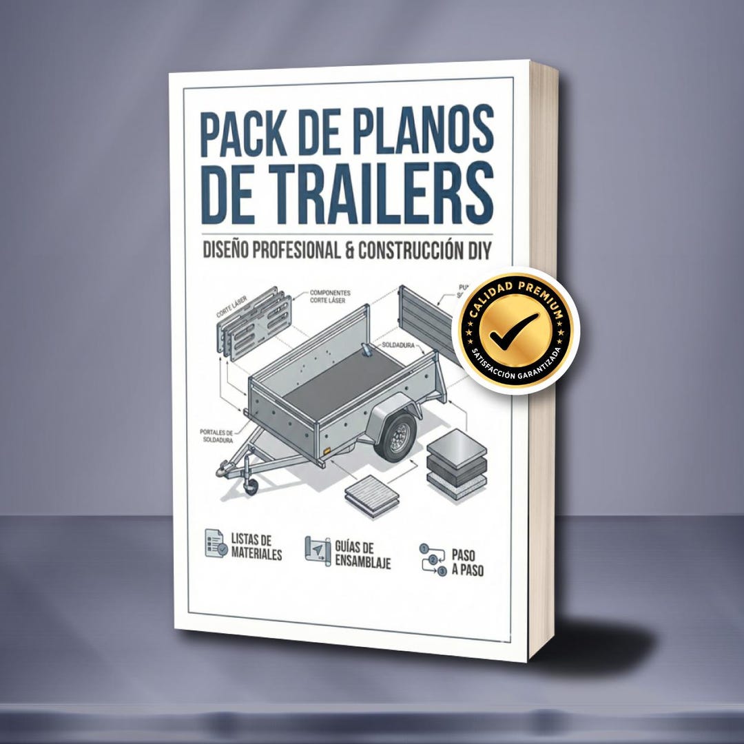 Planos Para Fabricar Trailers Y Remolques | Pack Completo De Carretas ...