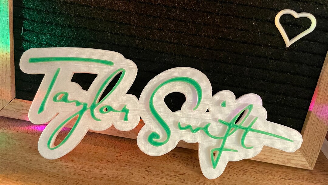 Taylor Swift Signature Wall Art - Etsy