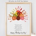 Printable Thanksgiving Handprint Craft for Kids, Thanksgiving Turkey ...