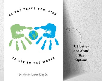 Printable I Have a Dream Handprint, Martin Luther King Day Handprint ...