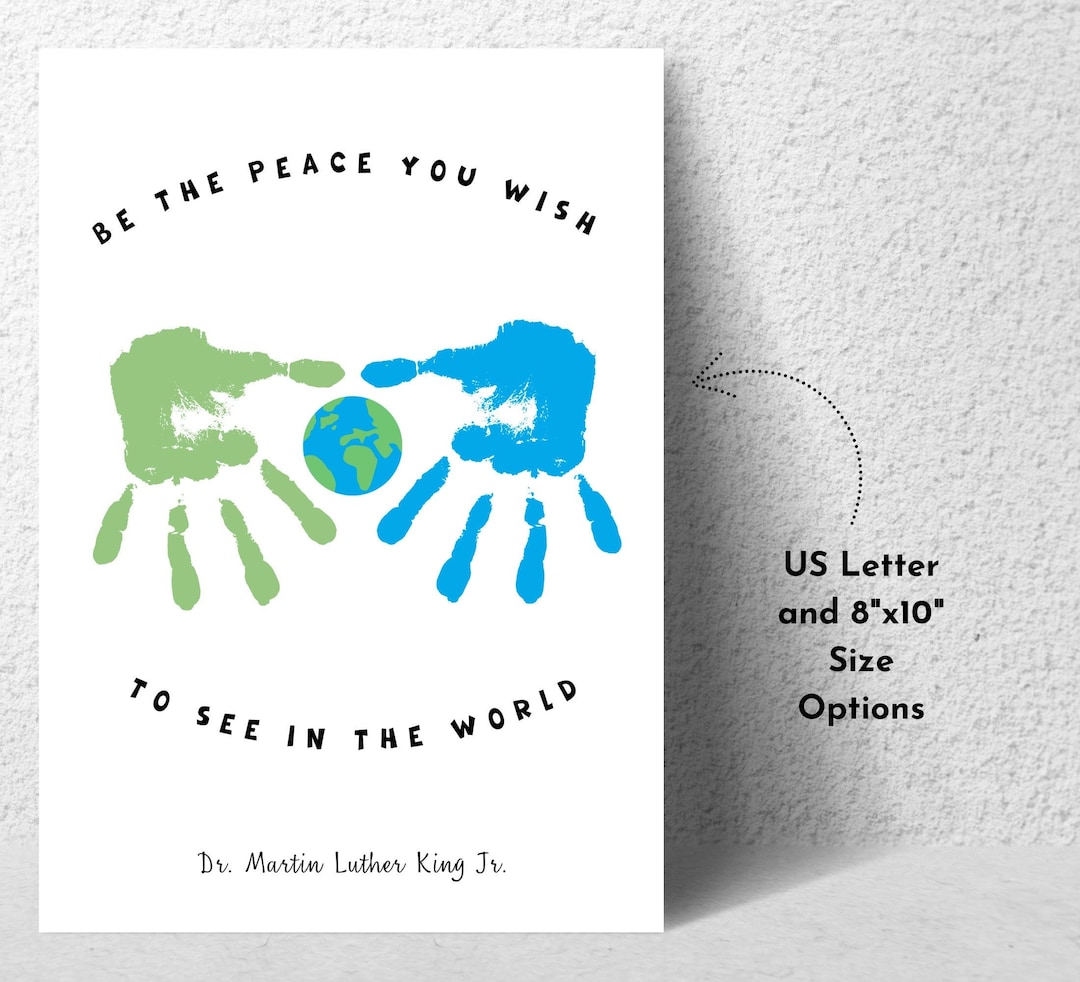 Martin Luther King Day, Printable Martin Luther King Day Handprint ...