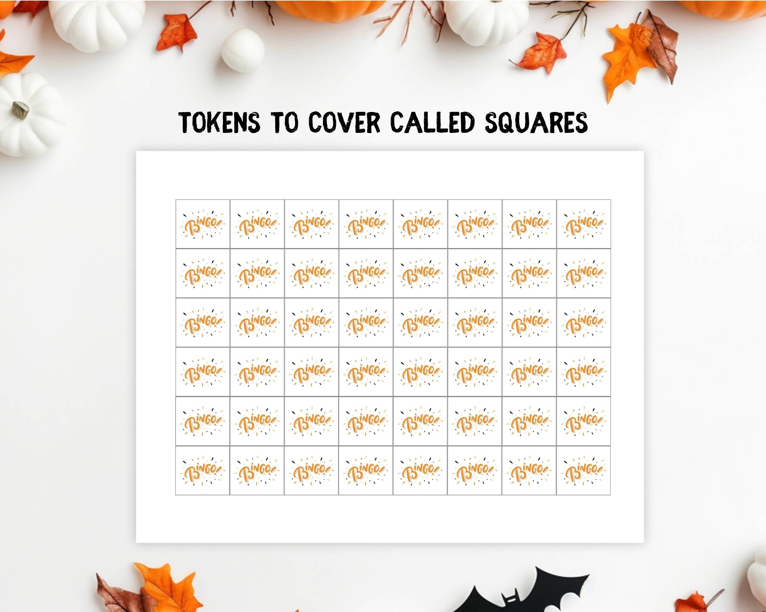 30 Printable Halloween Bingo Cards for Kids Teens and Adults, Halloween ...