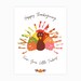 Printable Thanksgiving Handprint Craft, Thanksgiving Thankful Turkey ...