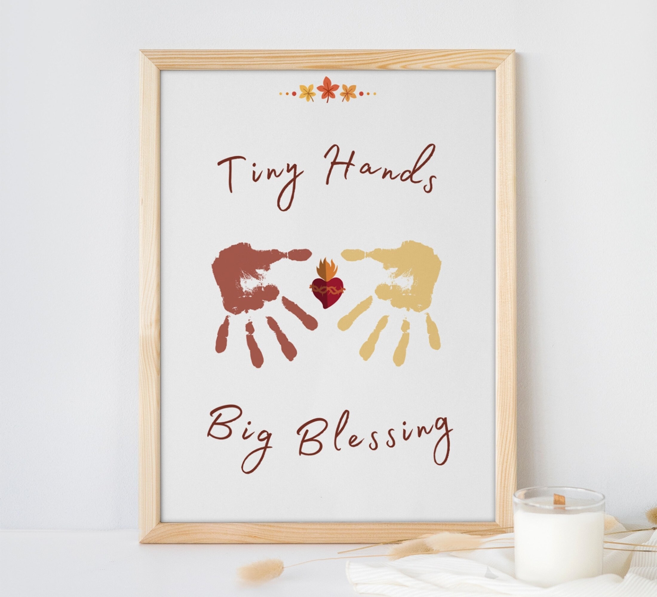 Printable Thanksgiving Handprint Craft, Thanksgiving Handprint Keepsake ...