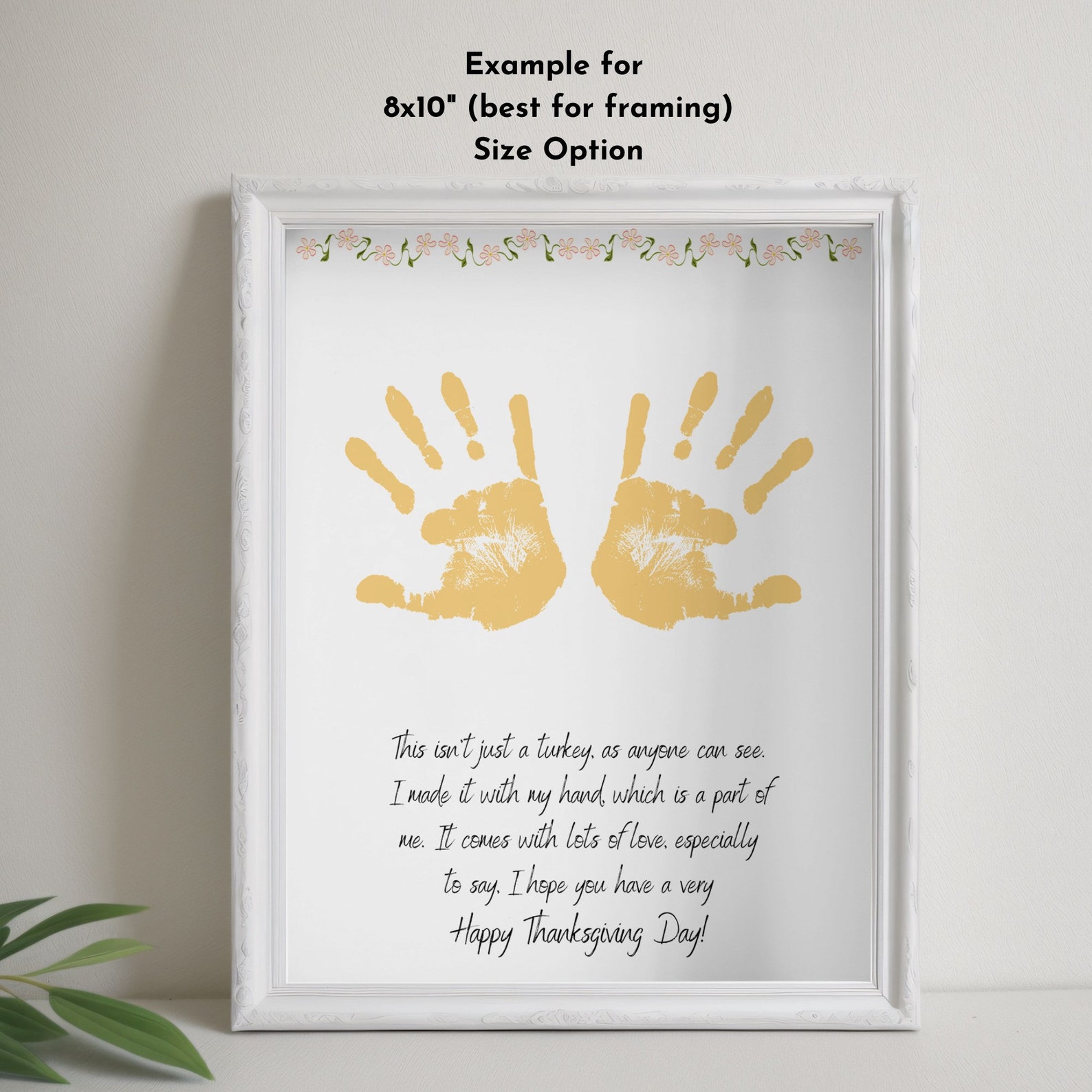 Printable Thanksgiving Handprint Craft, Thanksgiving Turkey Handprint ...