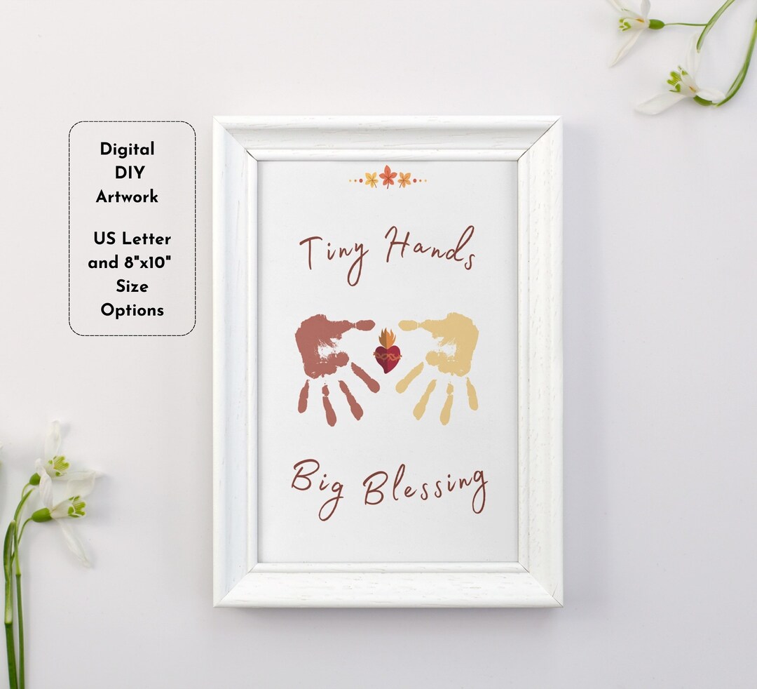 Printable Thanksgiving Handprint Craft, Thanksgiving Handprint Keepsake ...