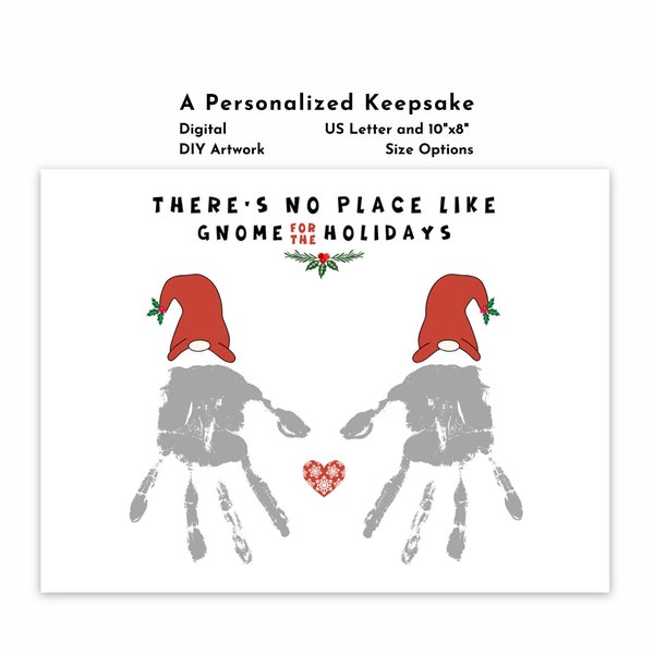 Handprint Art Christmas - Etsy