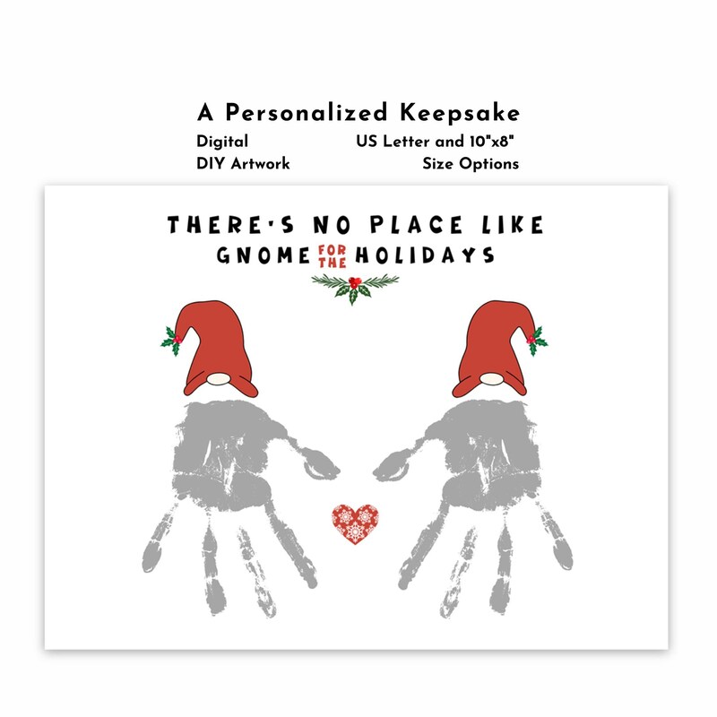 Christmas Handprint Art - Etsy