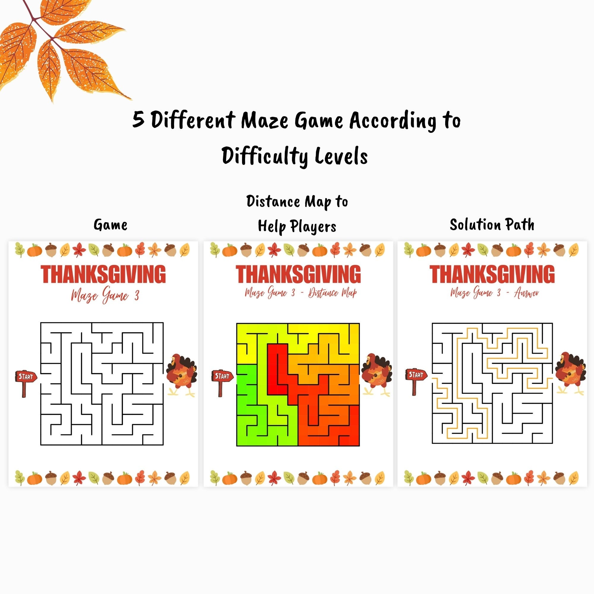 16 Thanksgiving Game Bundle, Printable Thanksgiving Games for Adults ...