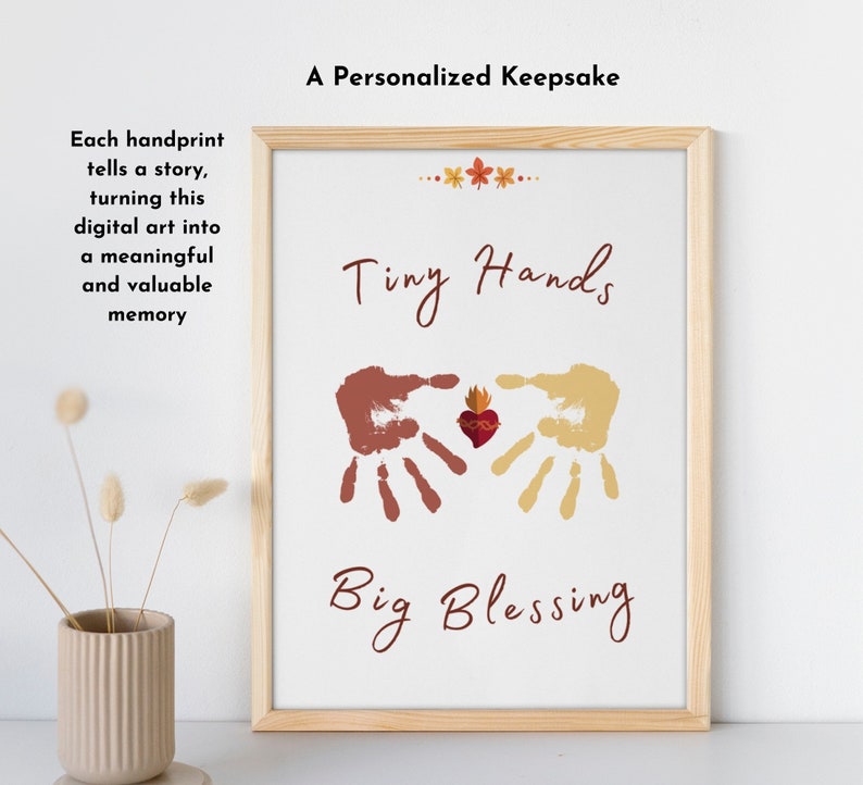 Printable Thanksgiving Handprint Craft, Thanksgiving Handprint Keepsake ...