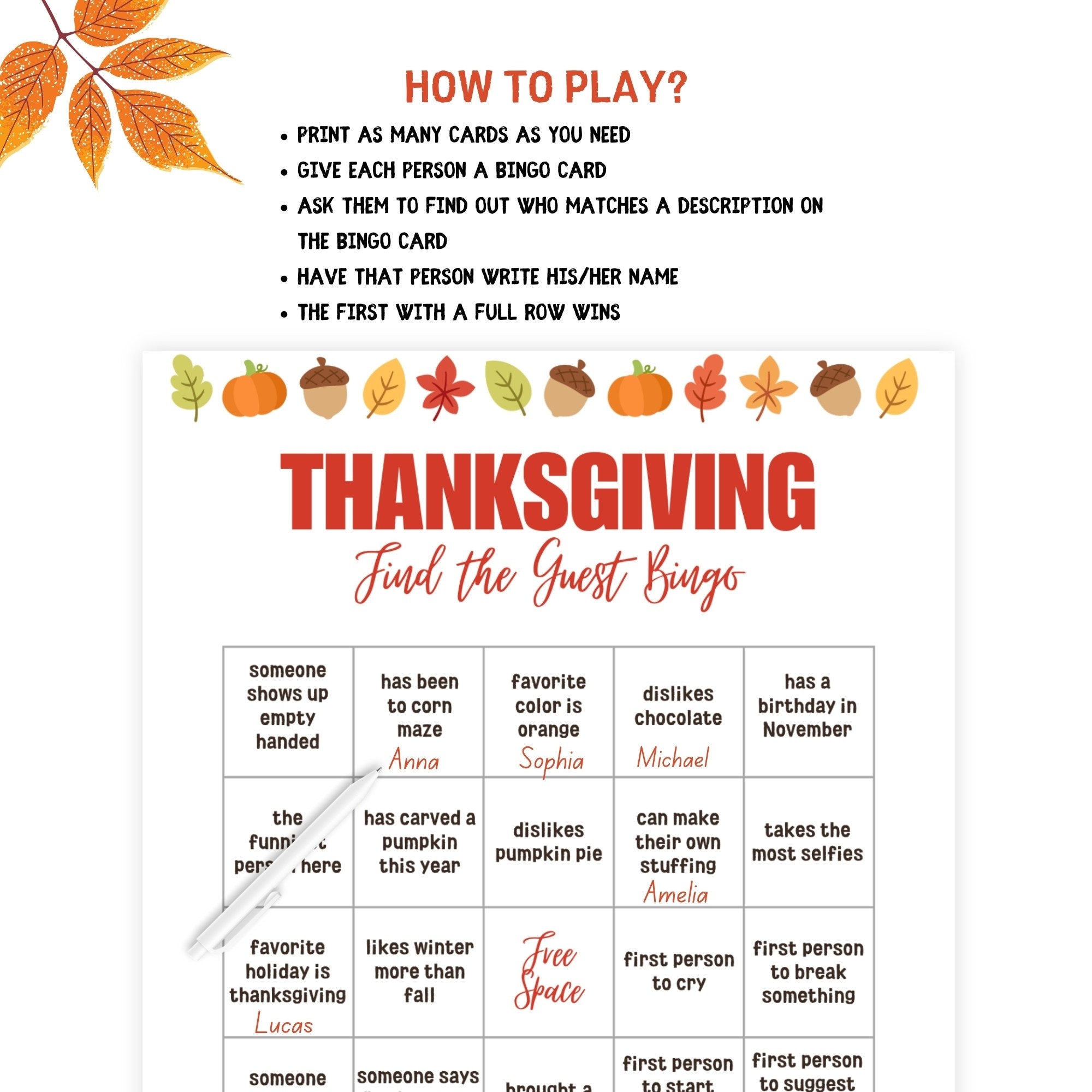 16 Thanksgiving Game Bundle, Printable Thanksgiving Games for Adults Kids Teens and Family ...