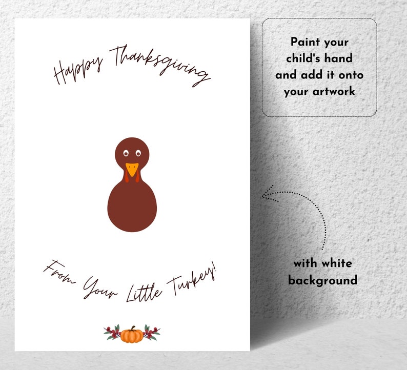 Printable Thanksgiving Handprint Craft, Thanksgiving Thankful Turkey ...