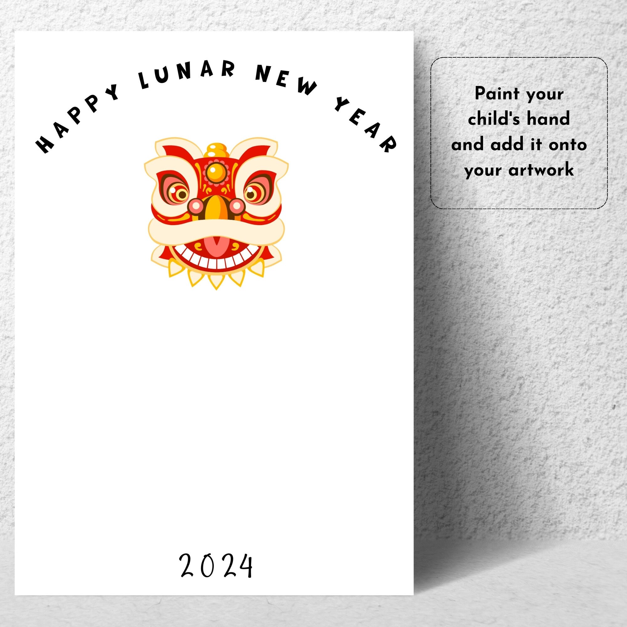 Lunar New Year Handprint, Chinese New Year Handprint and Footprint Art ...