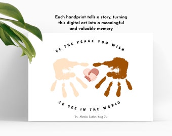 Printable I Have a Dream Handprint, Martin Luther King Day Handprint ...