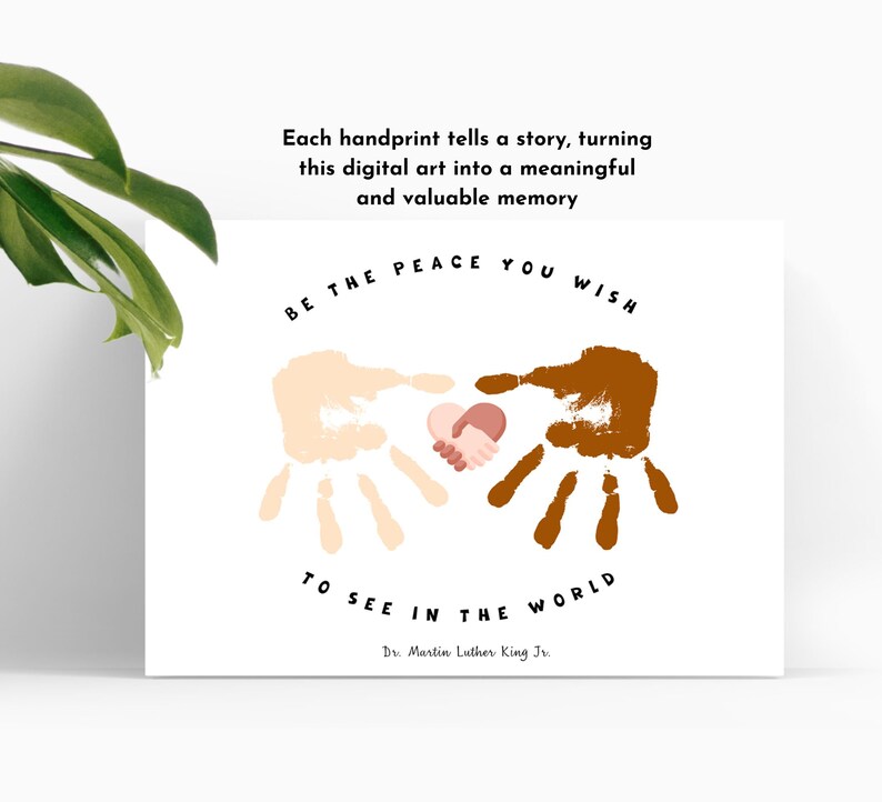 Printable I Have a Dream Handprint, Martin Luther King Day Handprint ...