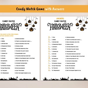 Editable Printable Halloween Horror Movie Quotes Game, Adult and Family ...