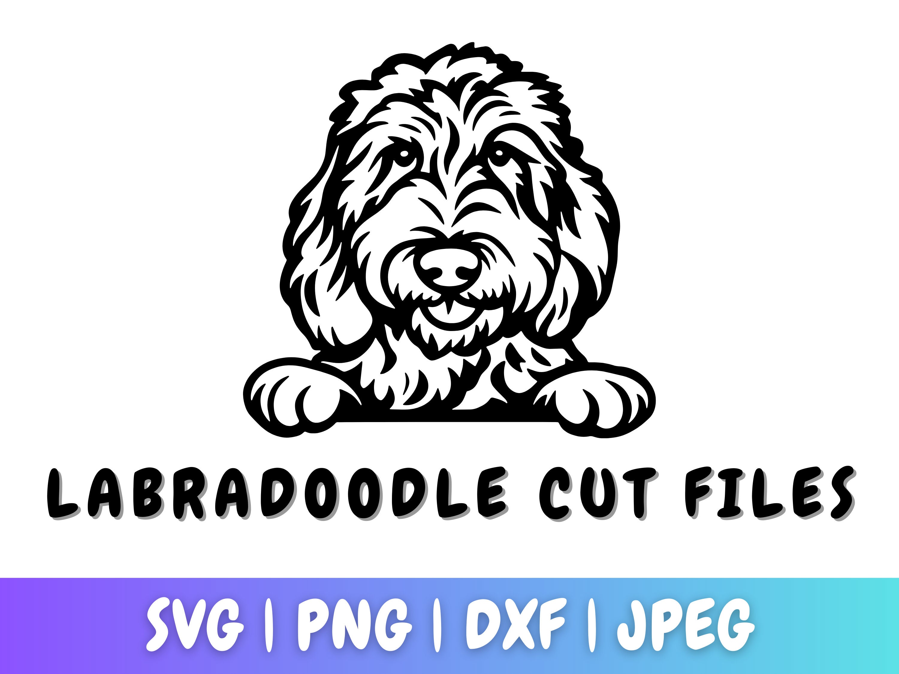Labradoodle SVG, Cut Files, PNG DXF, Cricut, Silhouette - Etsy