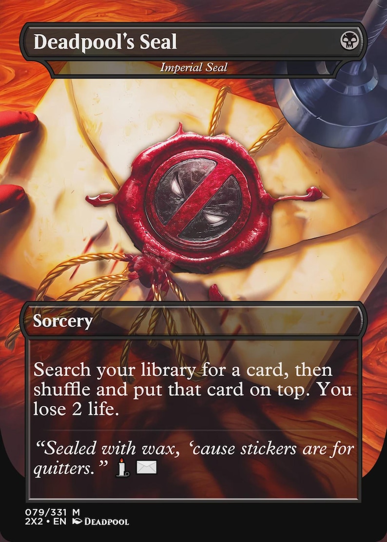 Imperial Seal – Deadpool’s Seal MTG Proxy | Custom Foil Alter ...