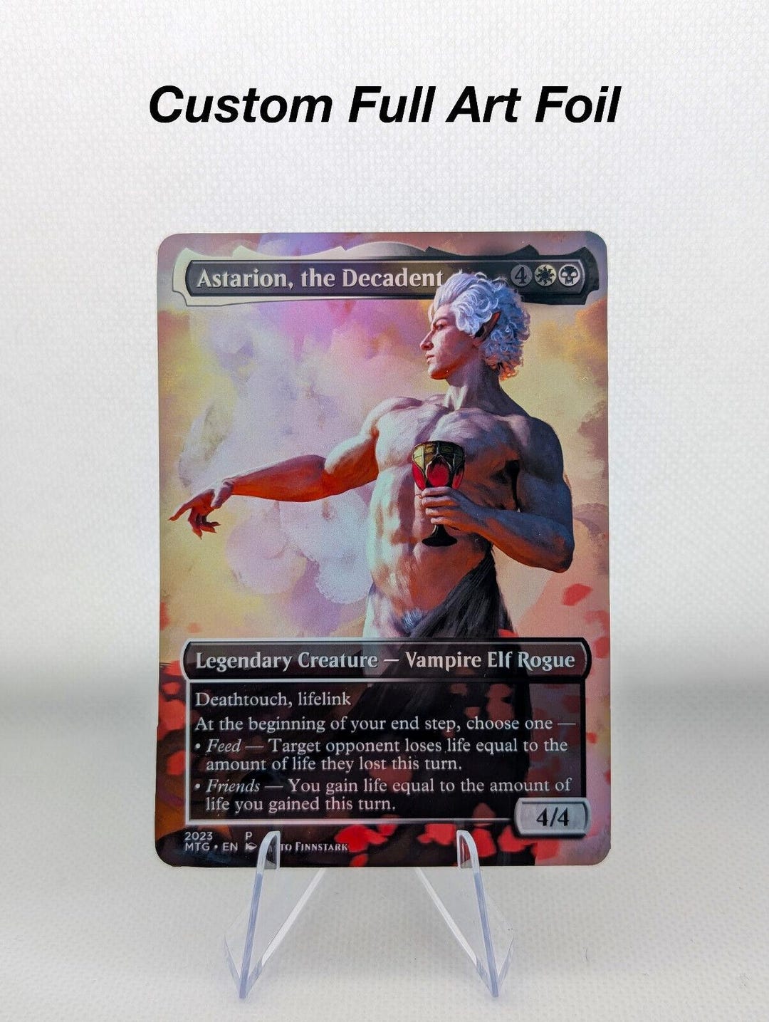 Astarion MTG Proxy | Custom Foil Magic Card | BG3 Vampire Rogue Alter ...
