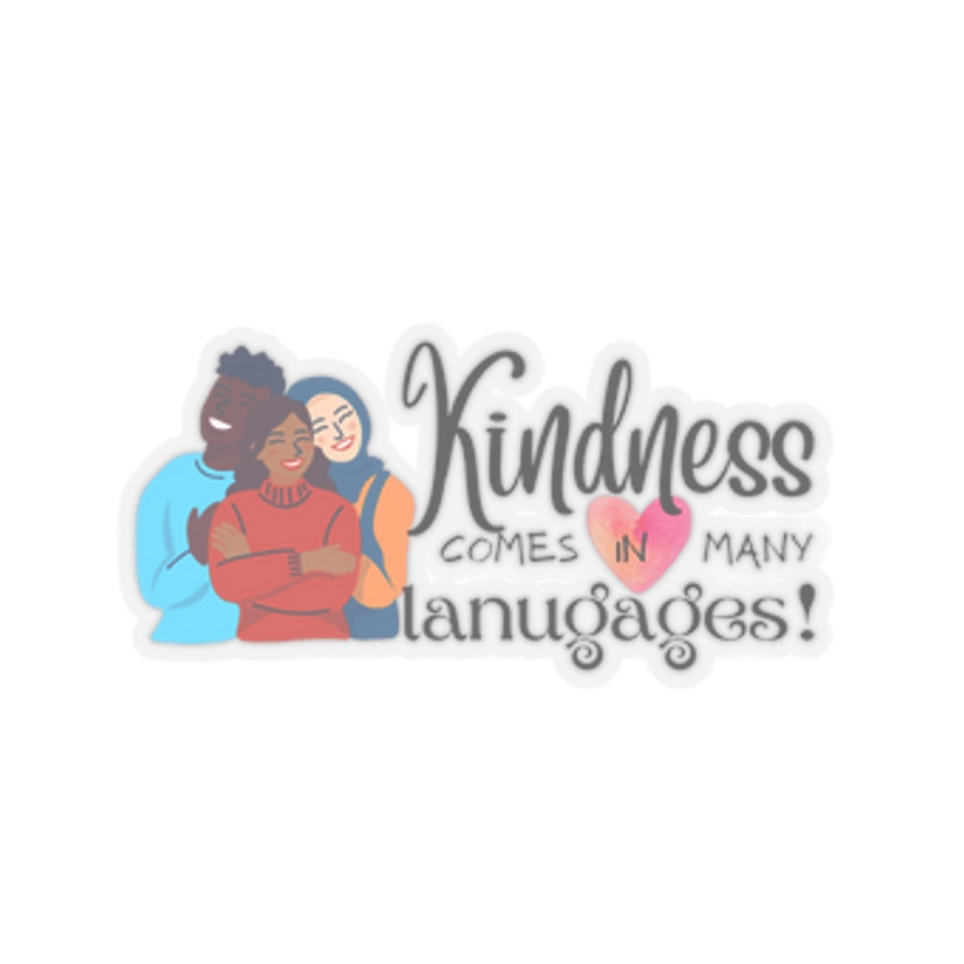Water Bottle Sticker Kindness Sticker Motivation Encouraging ESL ...