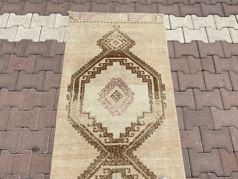 Alfombra turca de 3 x 12 pulgadas, alfombra de pasillo, alfombra ...