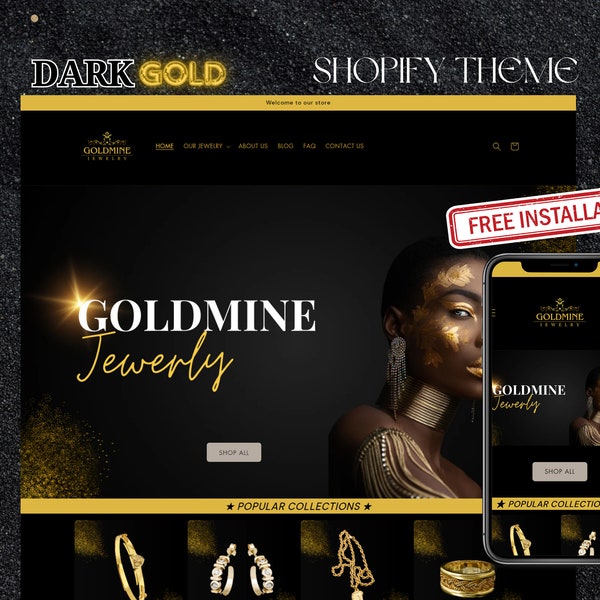 Gold Theme - Etsy