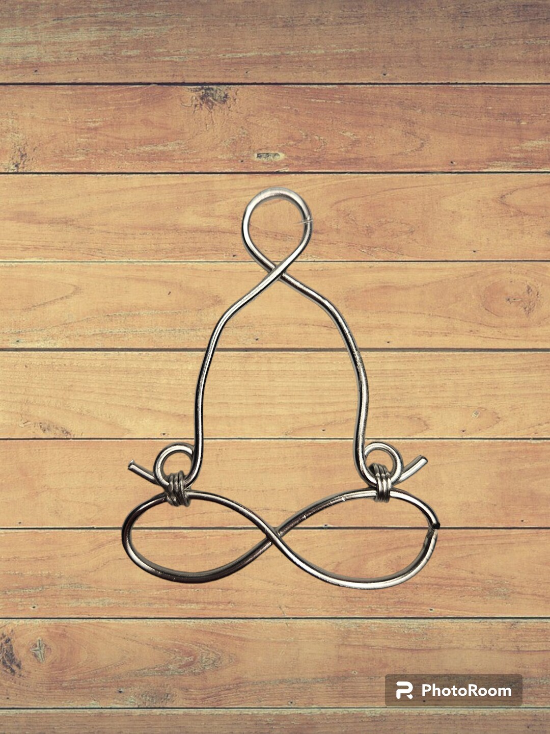 Wire Meditating Pose Minimalist Ornament - for Yoga and Meditation ...