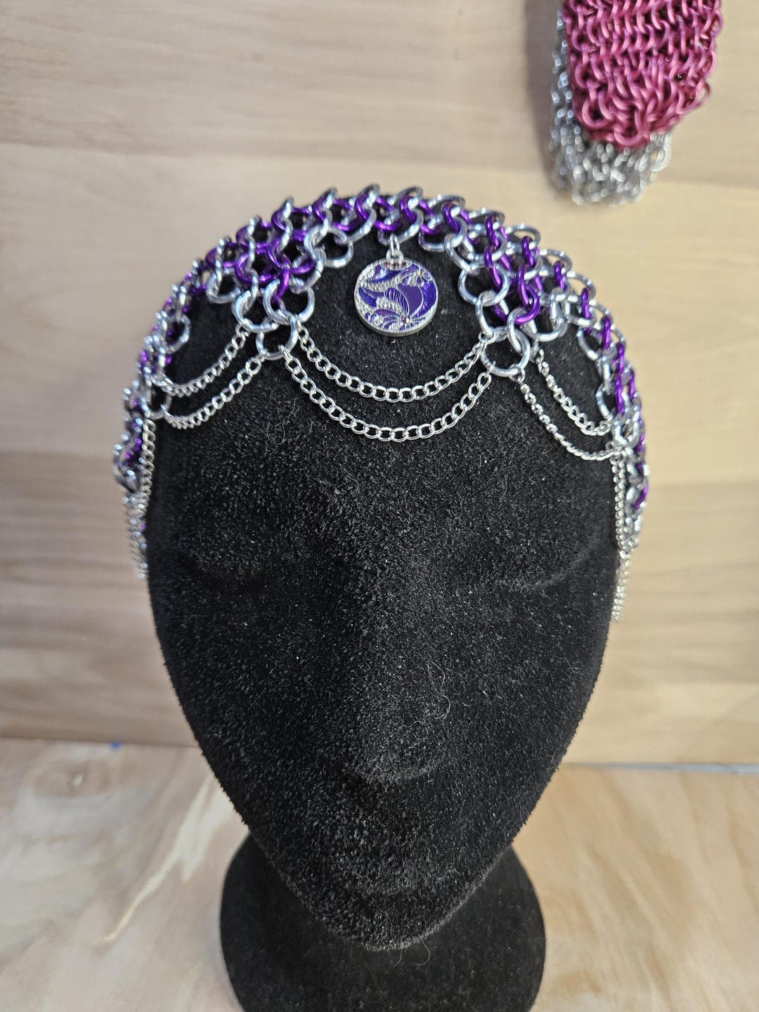 Medieval Chainmail Headdress – Handmade Headpiece Armor-inspired for ...