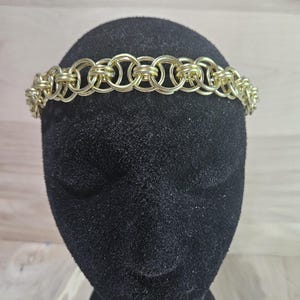 Medieval Chainmail Headdress – Handmade Armor-inspired, Helm Weave ...