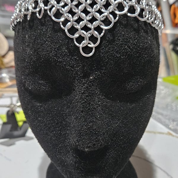 Chainmail Headdress - Etsy