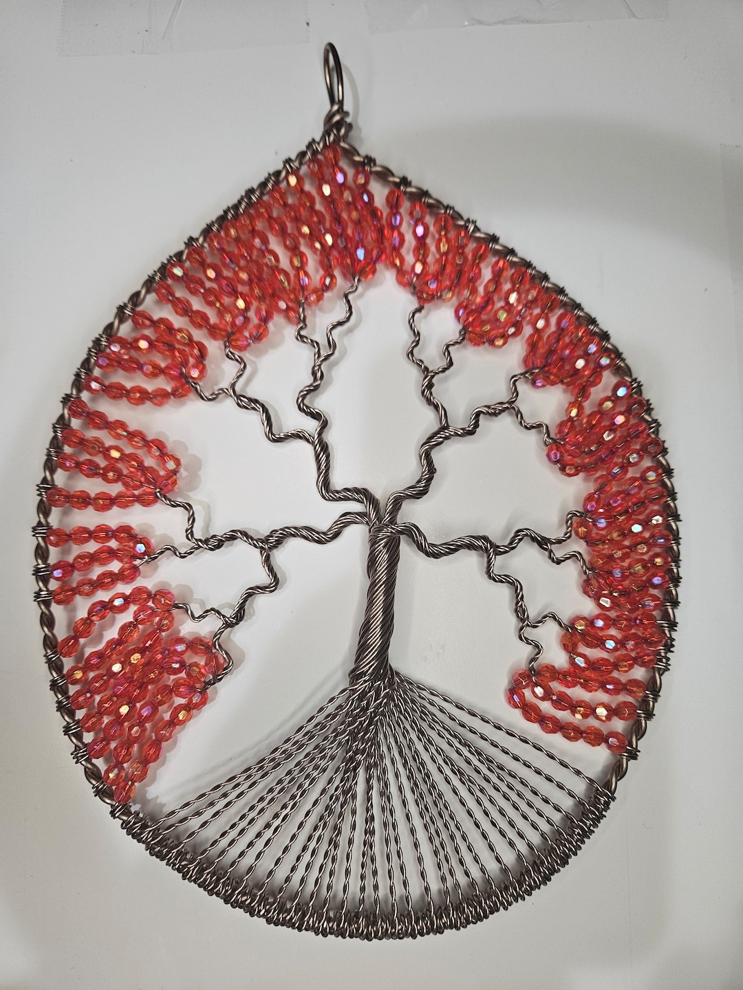 Handcrafted Wire Tree of Life Suncatcher: Indoor/outdoor Decor - Etsy