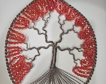 Handcrafted Wire Tree of Life Suncatcher - Stunning Indoor and Outdoor ...
