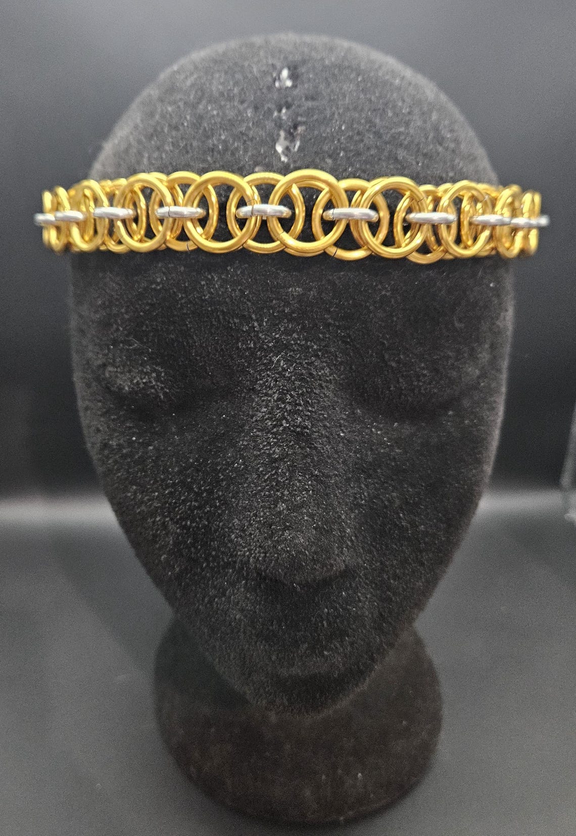 Medieval Chainmail Headdress – Handmade Armor-inspired, Helm Weave ...