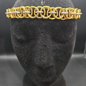 Medieval Chainmail Headdress – Handmade Armor-inspired, Helm Weave ...