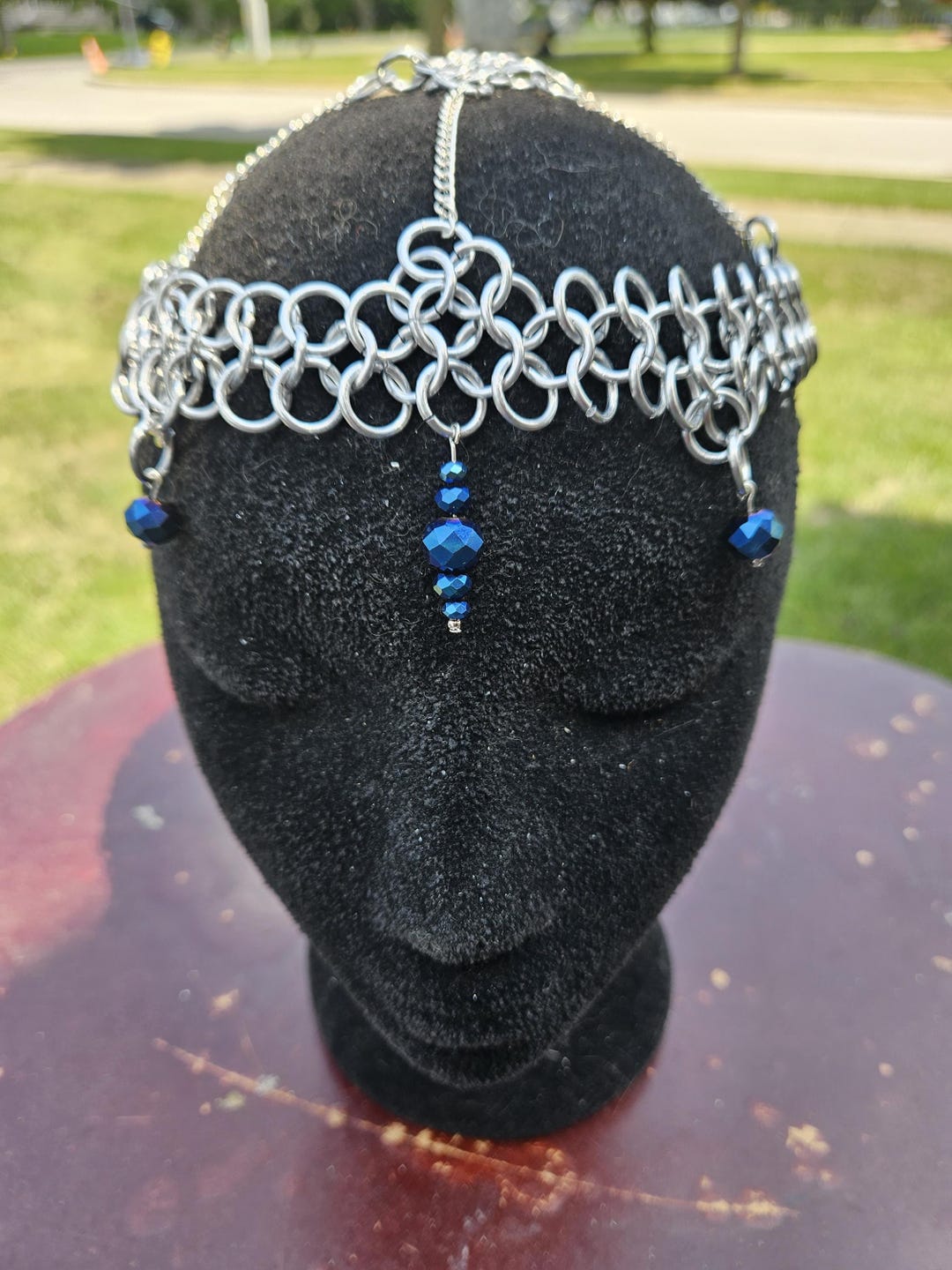 Medieval Chainmail Headdress – Handmade Armor-inspired Headpiece for ...