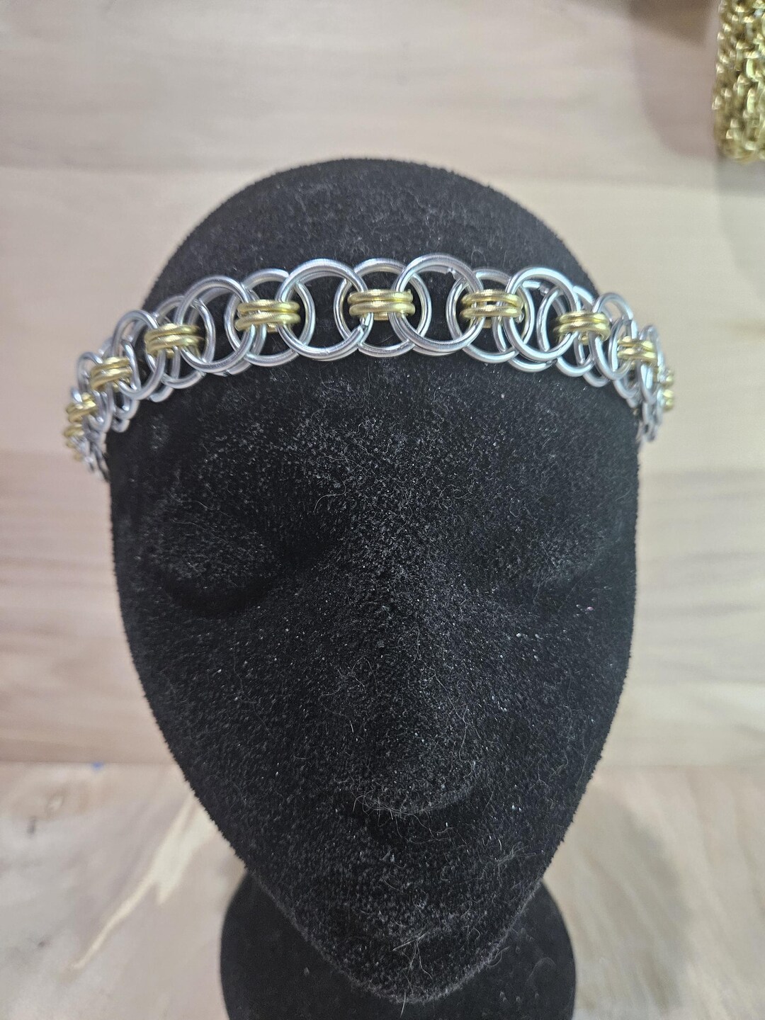 Medieval Chainmail Headdress – Handmade Armor-inspired, Helm Weave ...
