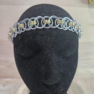 Medieval Chainmail Headdress – Handmade Armor-inspired, Helm Weave ...