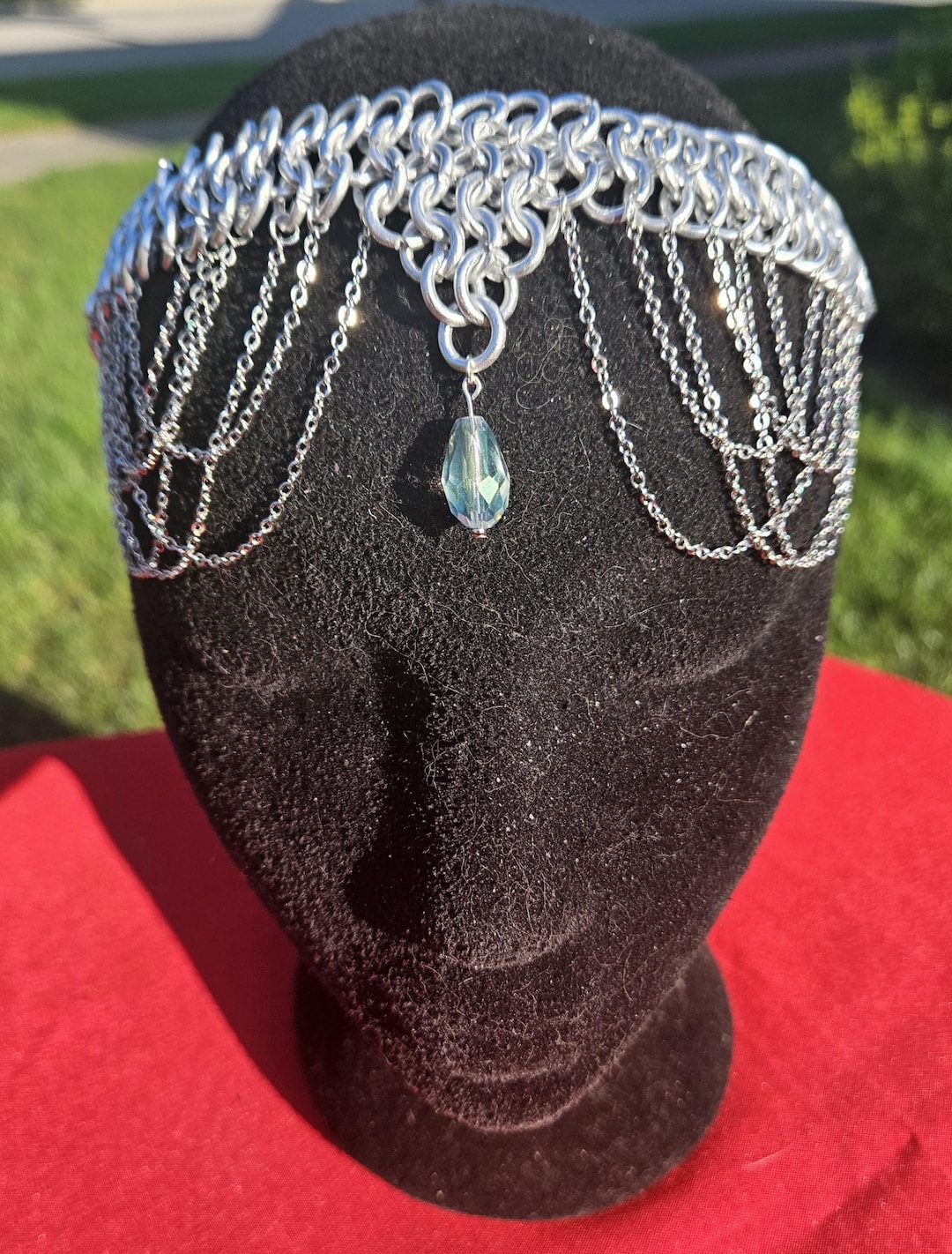 Medieval Chainmail Headdress – Handmade Armor-inspired Headpiece for ...