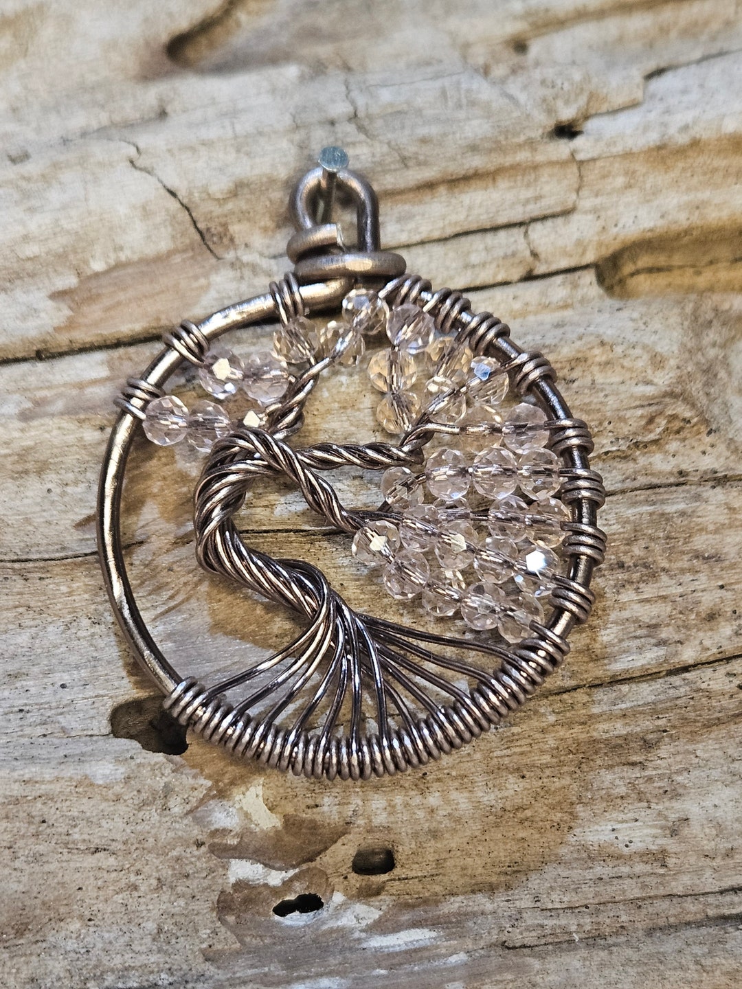 Small Handcrafted Family Tree of Life Necklace - Unique Gift for Her ...