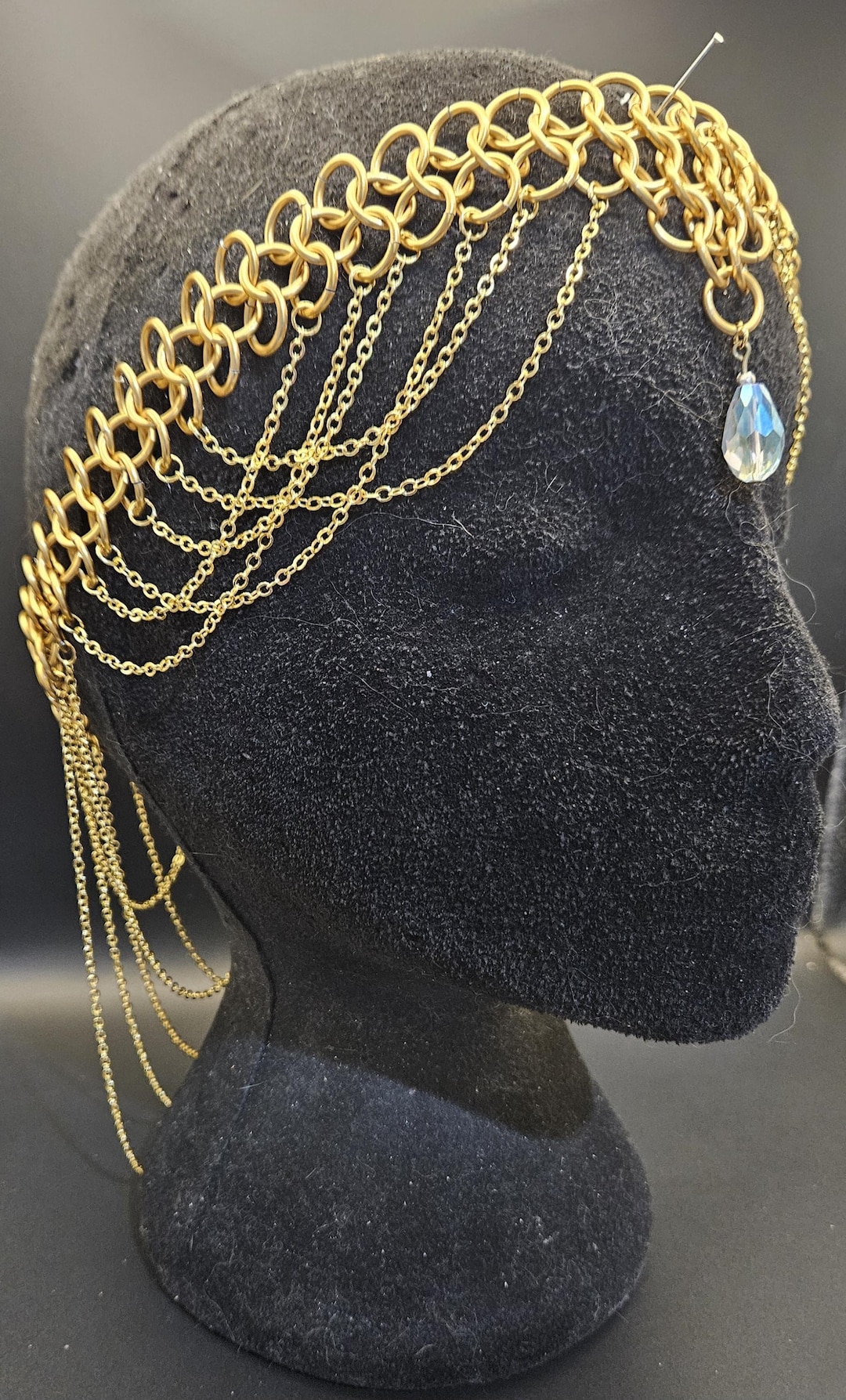 Medieval Chainmail Headdress – Handmade Armor-inspired Headpiece for ...