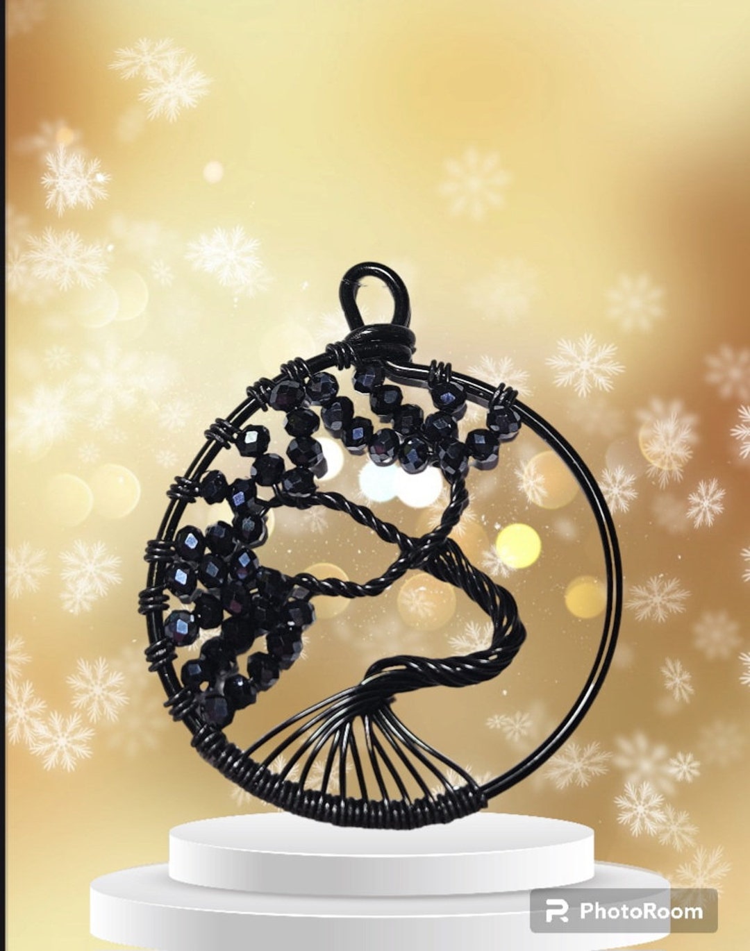 Tree of Life Wire-wrapped Ornament Festive Yggdrasil Tree Stocking ...