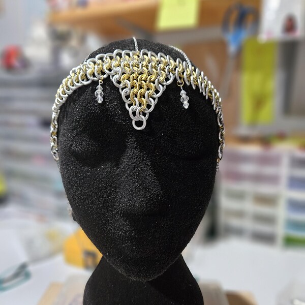 Chainmail Headdress - Etsy