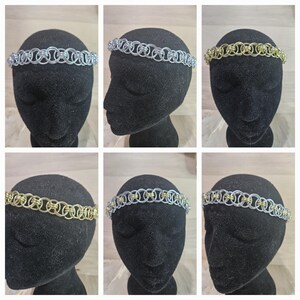 Medieval Chainmail Headdress – Handmade Armor-inspired, Helm Weave ...