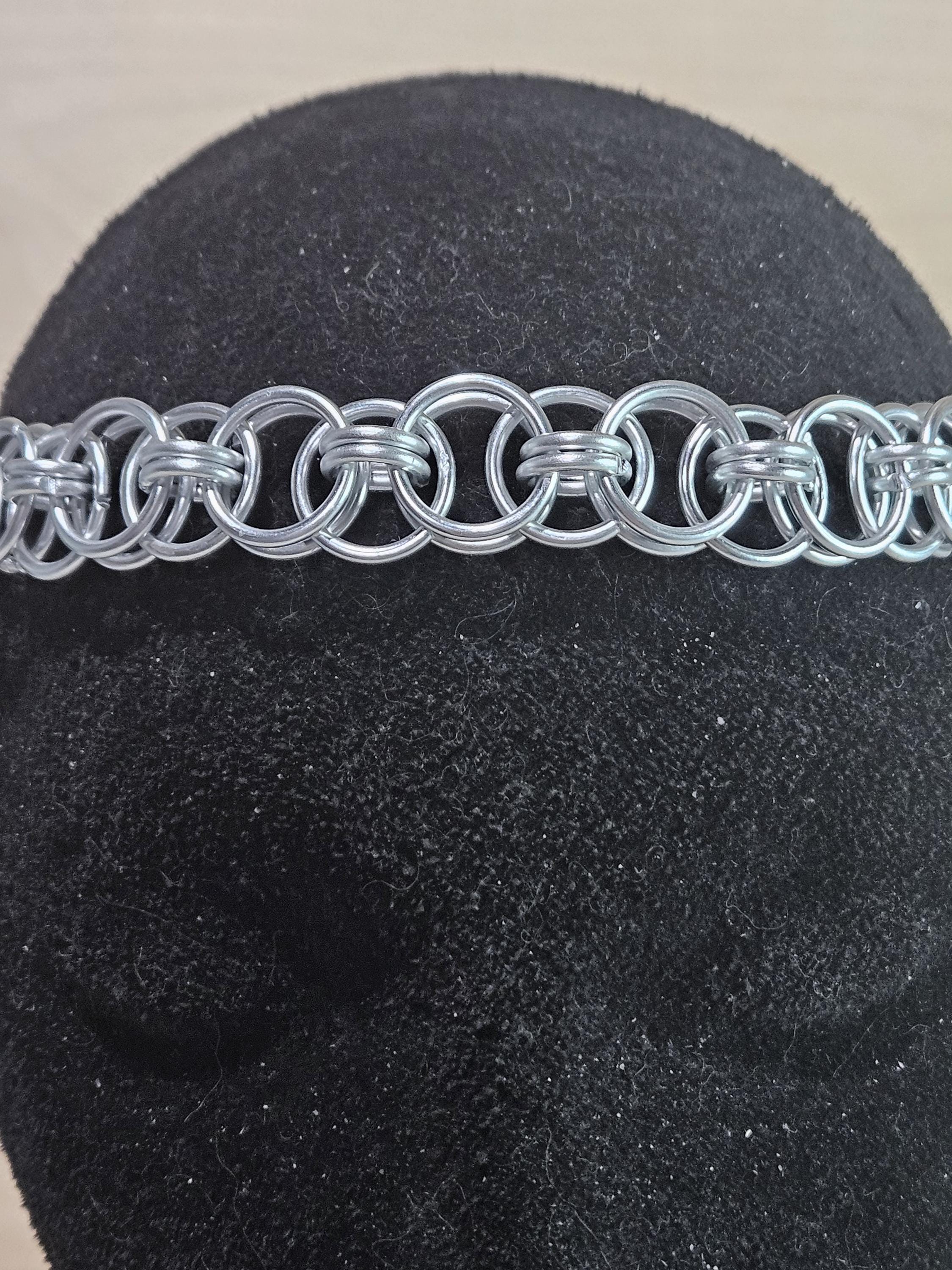 Medieval Chainmail Headdress – Handmade Armor-inspired, Helm Weave ...