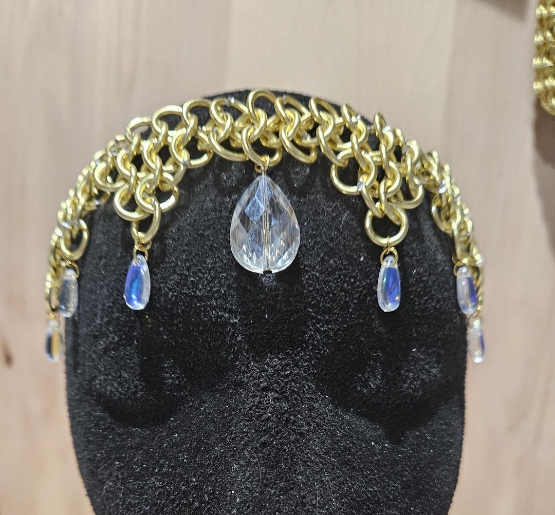 Medieval Chainmail Headdress – Handmade Armor-inspired Headpiece for ...