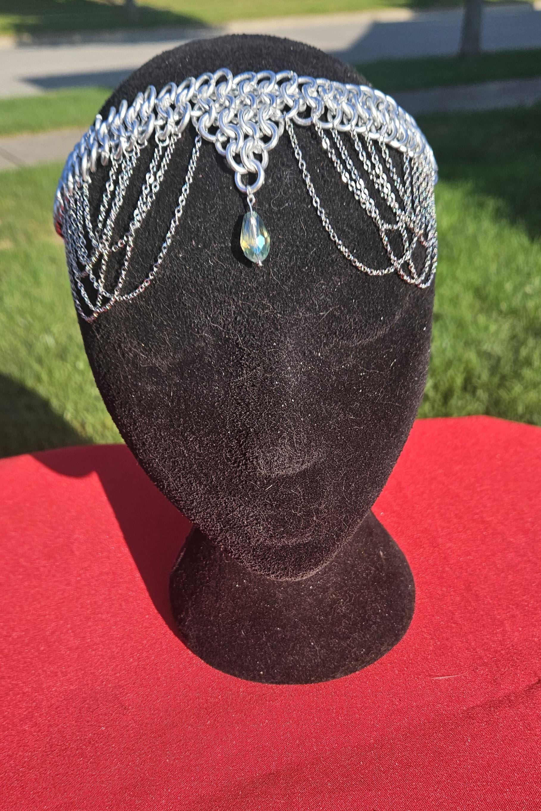 Medieval Chainmail Headdress – Handmade Armor-inspired Headpiece for ...